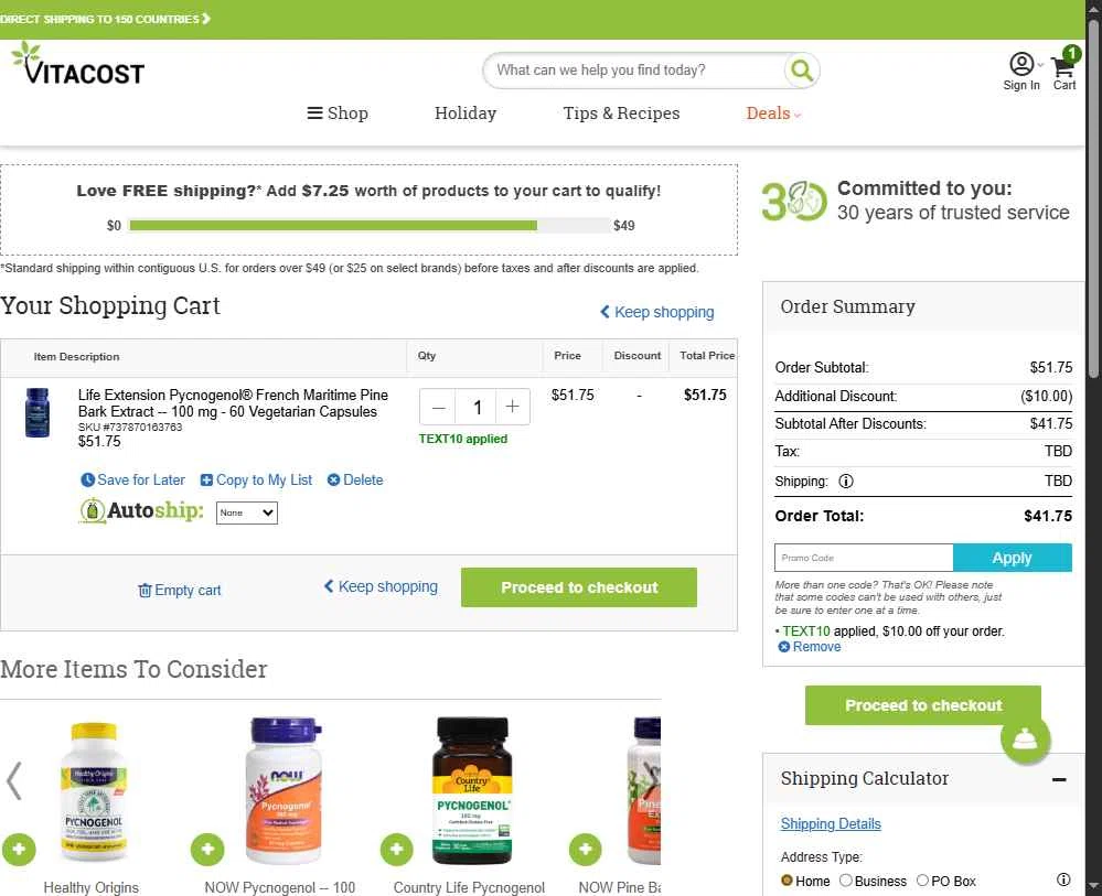 Vitacost Promo Codes - 20% Off (14 Verified) Dec 2025