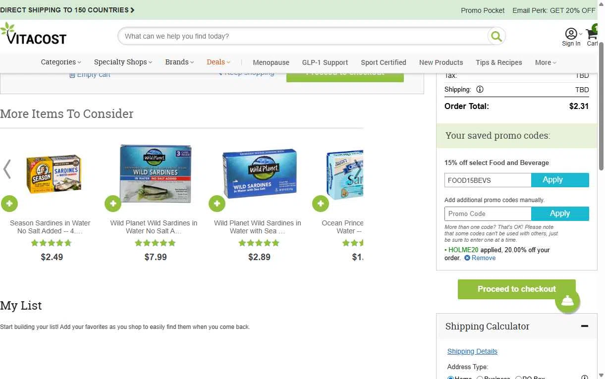 Vitacost Promo Codes - 20% Off (4 Verified) Jan 2026