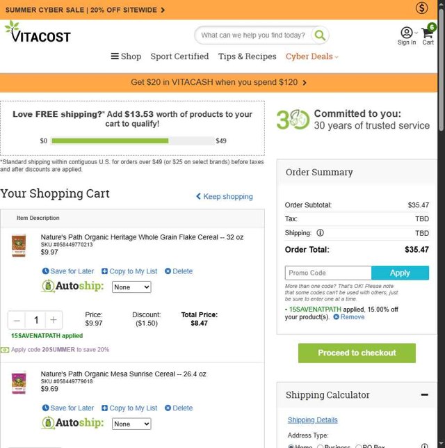Vitacost Promo Codes - 20% Off (31 Verified) Aug 2025
