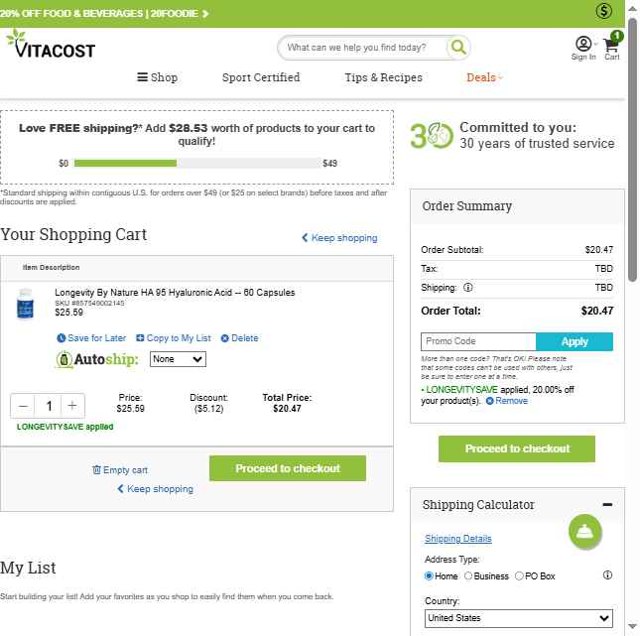 Vitacost Promo Codes - 20% Off (22 Verified) Aug 2025