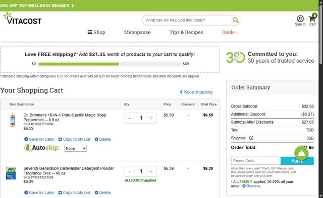 Vitacost Discount Codes - 20% Off (9 Verified) Jul 2025
