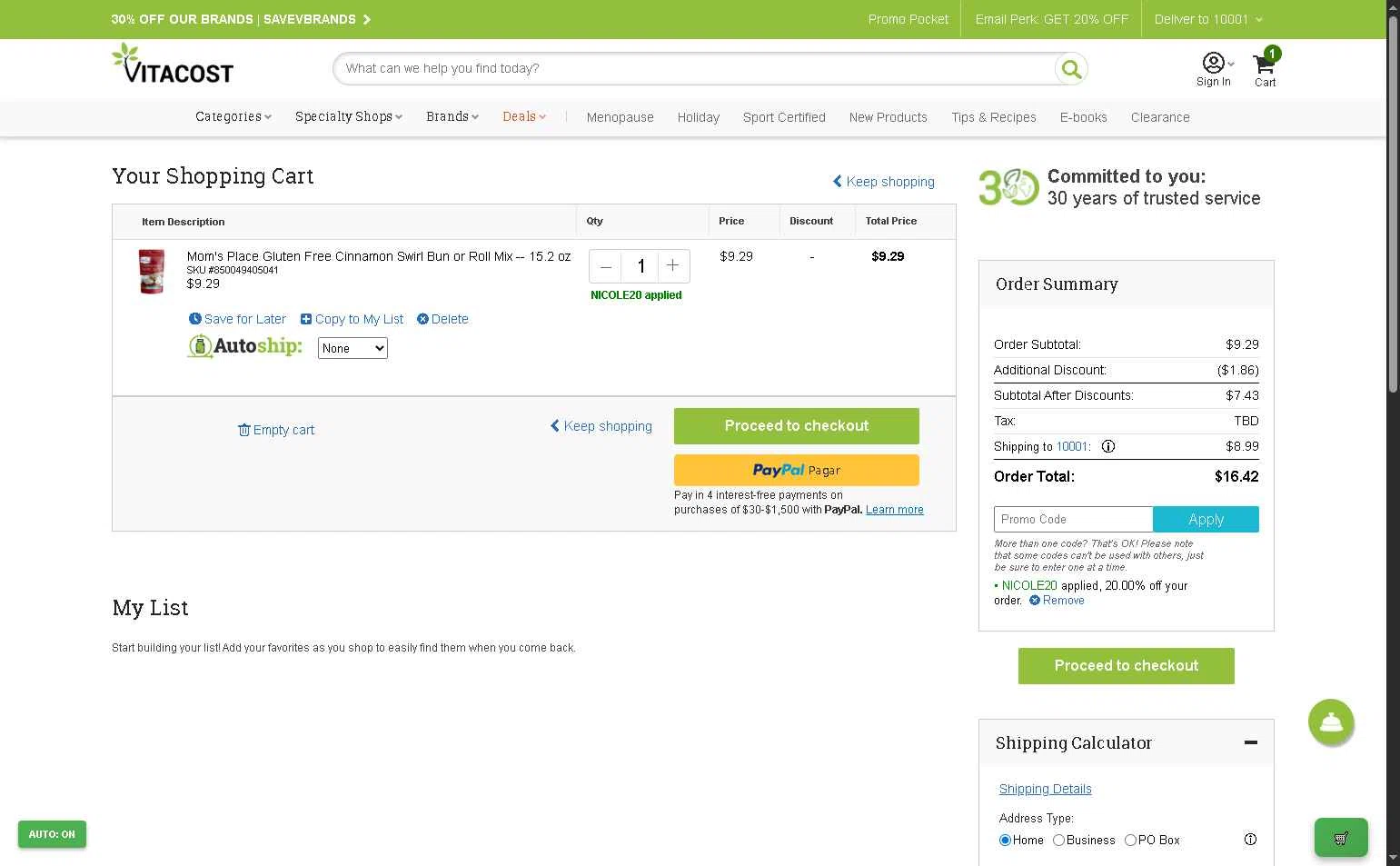 Vitacost Promo Codes - 20% Off (42 Verified) Dec 2025