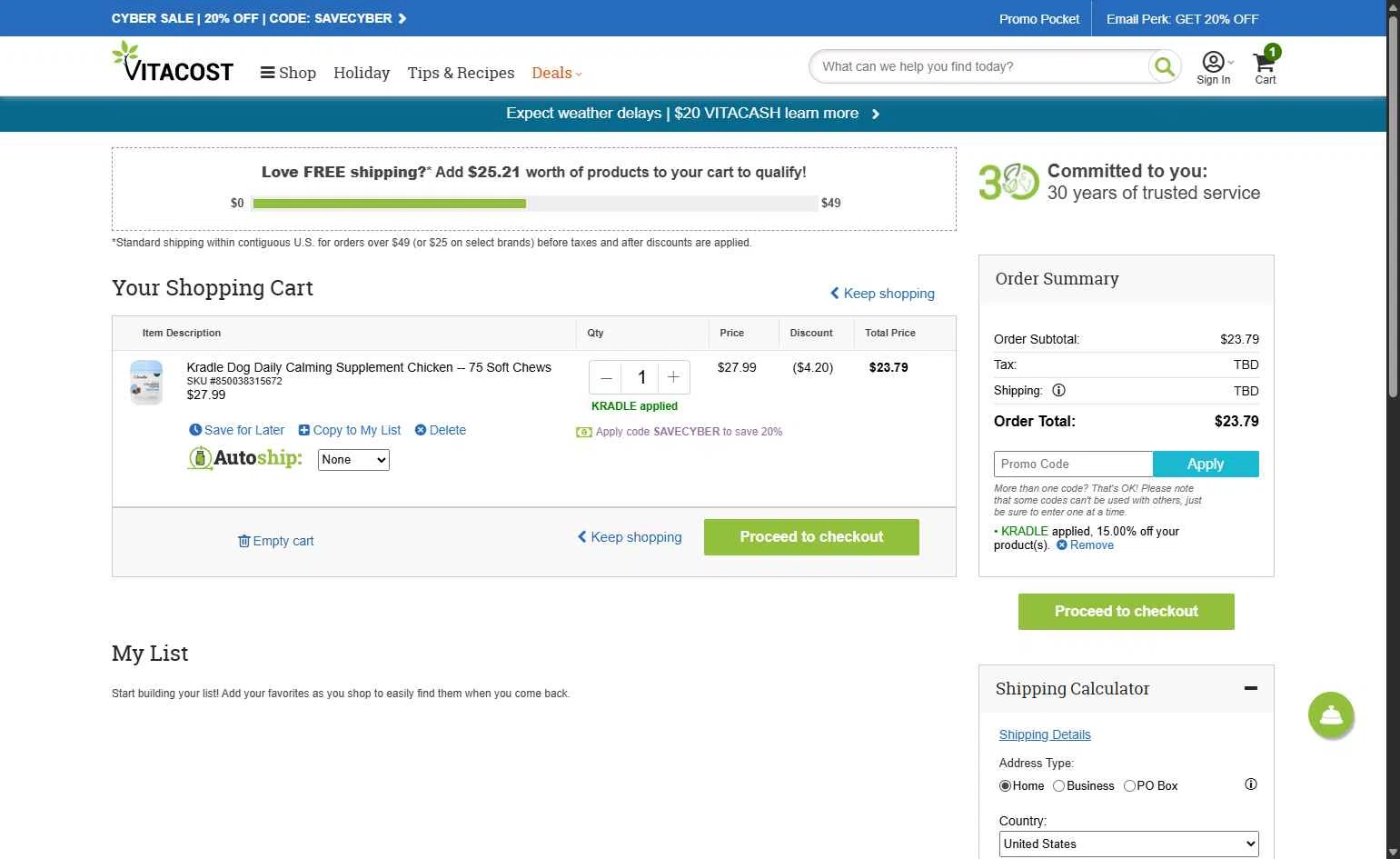 Vitacost Promo Codes - 20% Off (14 Verified) Dec 2025