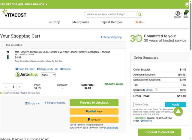 Vitacost Discount Codes - 20% Off (9 Verified) Jul 2025