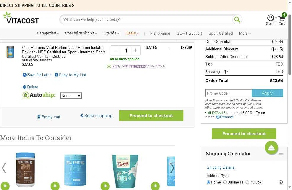 Vitacost Promo Codes - 20% Off (18 Verified) Jan 2026