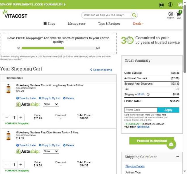 Vitacost Discount Codes - 15% Off (9 Verified) Jun 2025