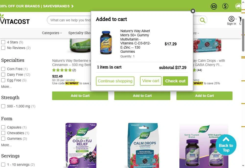 Vitacost Promo Codes - 20% Off (42 Verified) Dec 2025