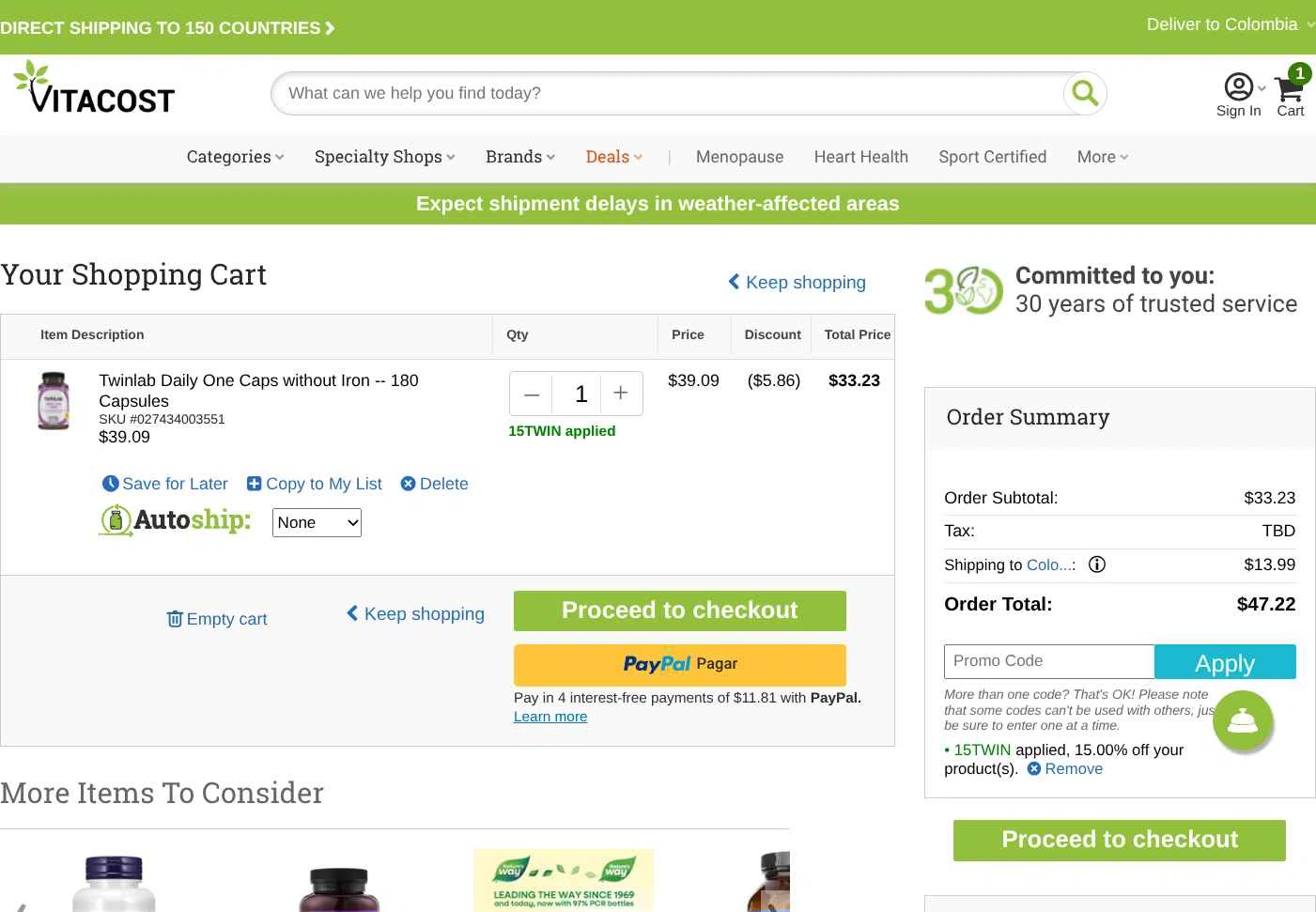 Vitacost Promo Codes - 20% Off (35 Verified) Feb 2026
