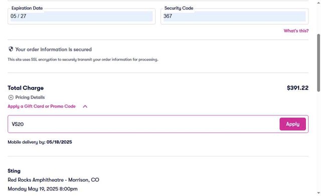 Vivid Seats Promo Codes (4 Verified) - $20 Off May 2025