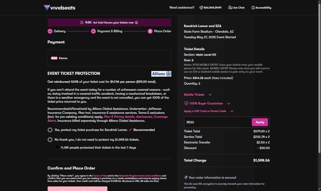 Vivid Seats Promo Codes (6 Verified) - $30 Off Jun 2025