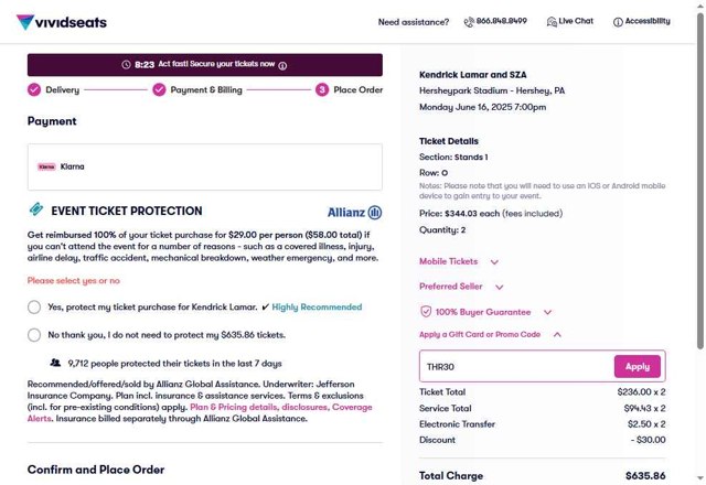 Vivid Seats Promo Codes (5 Verified) - $30 Off Jun 2025