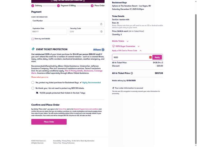 Vivid Seats Promo Codes (1 Verified) - $20 Off Oct 2025