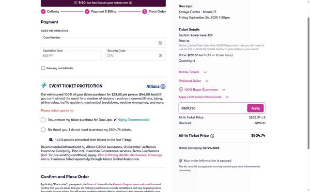 Vivid Seats Promo Codes (1 Verified) - $20 Off Sep 2025