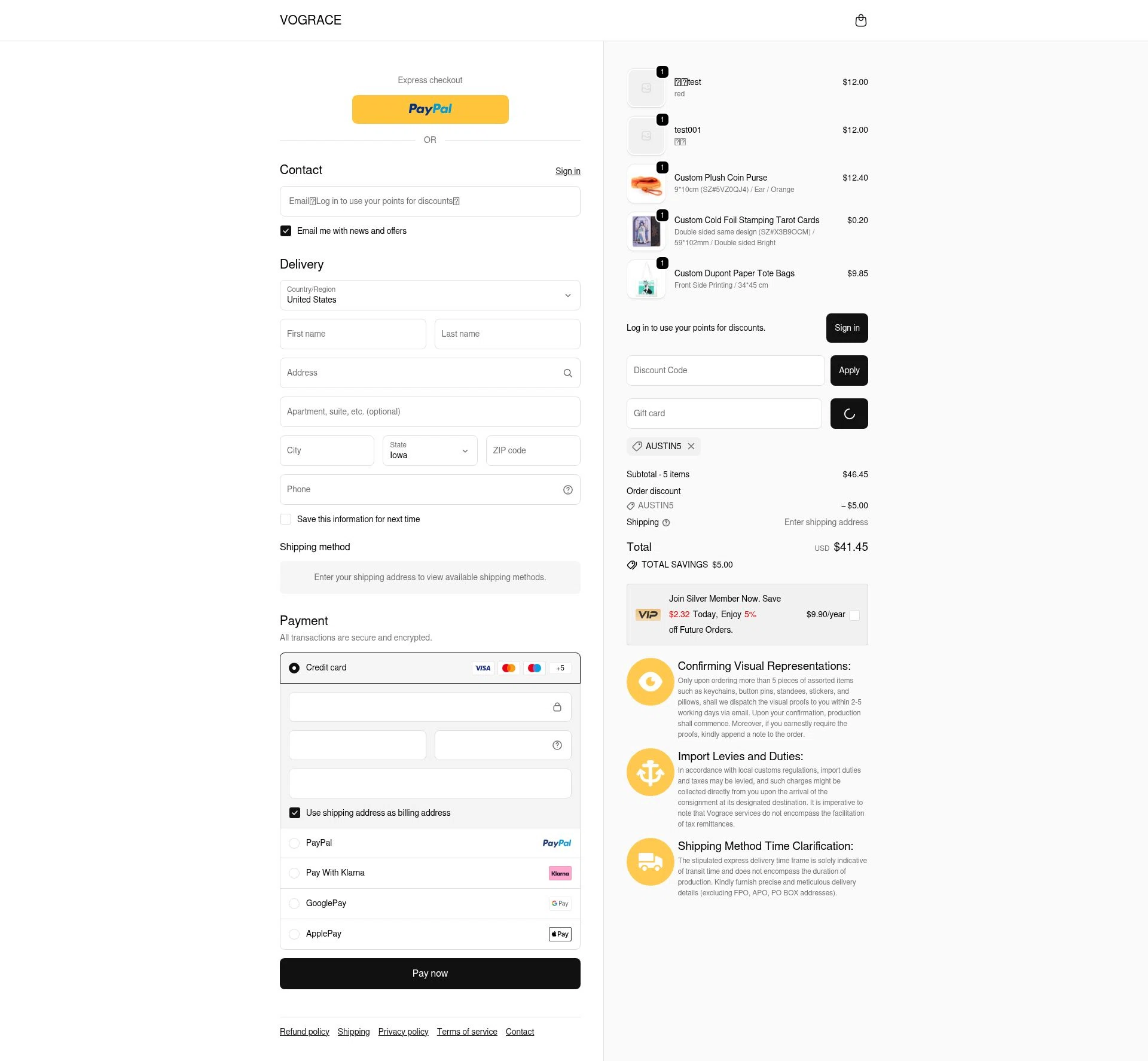VOGRACE Promo Codes - 5% Off (8 Verified) Dec 2025