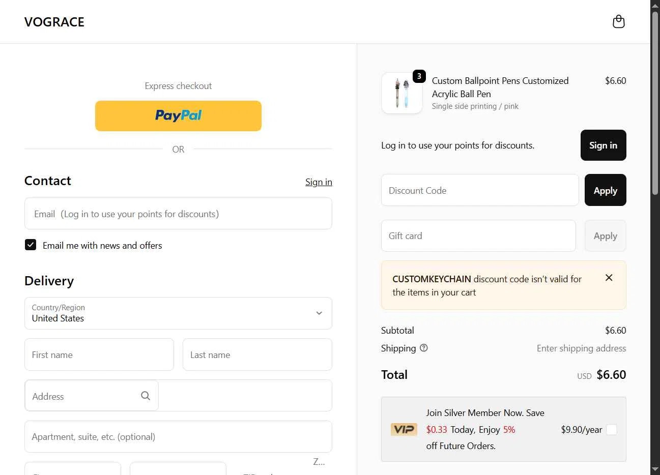 VOGRACE Promo Codes - $5 Off (3 Verified) Feb 2026