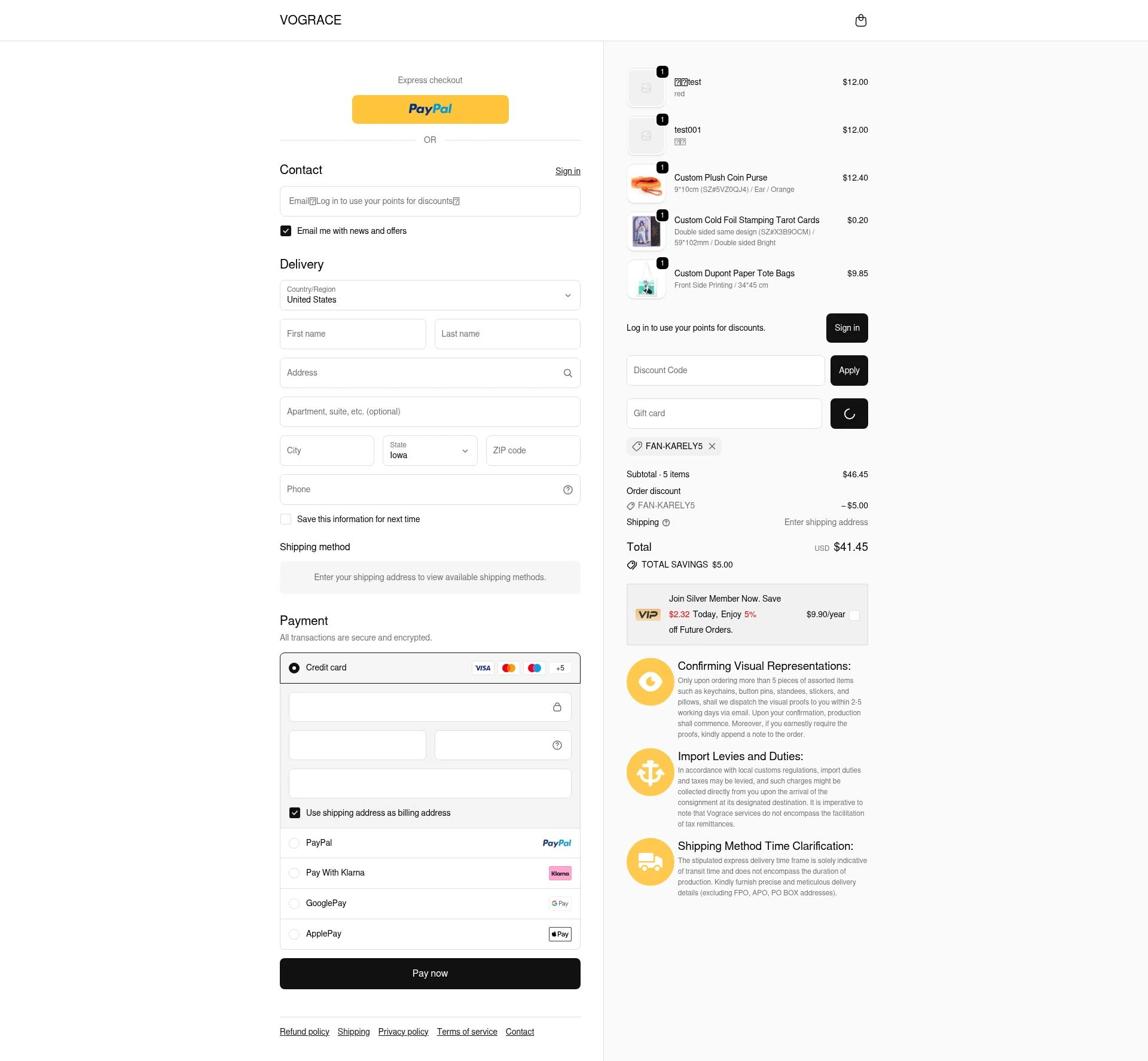 VOGRACE Promo Codes - 5% Off (8 Verified) Dec 2025