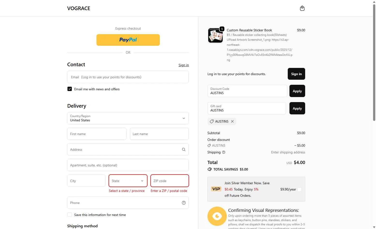 VOGRACE Promo Codes - 5% Off (8 Verified) Dec 2025
