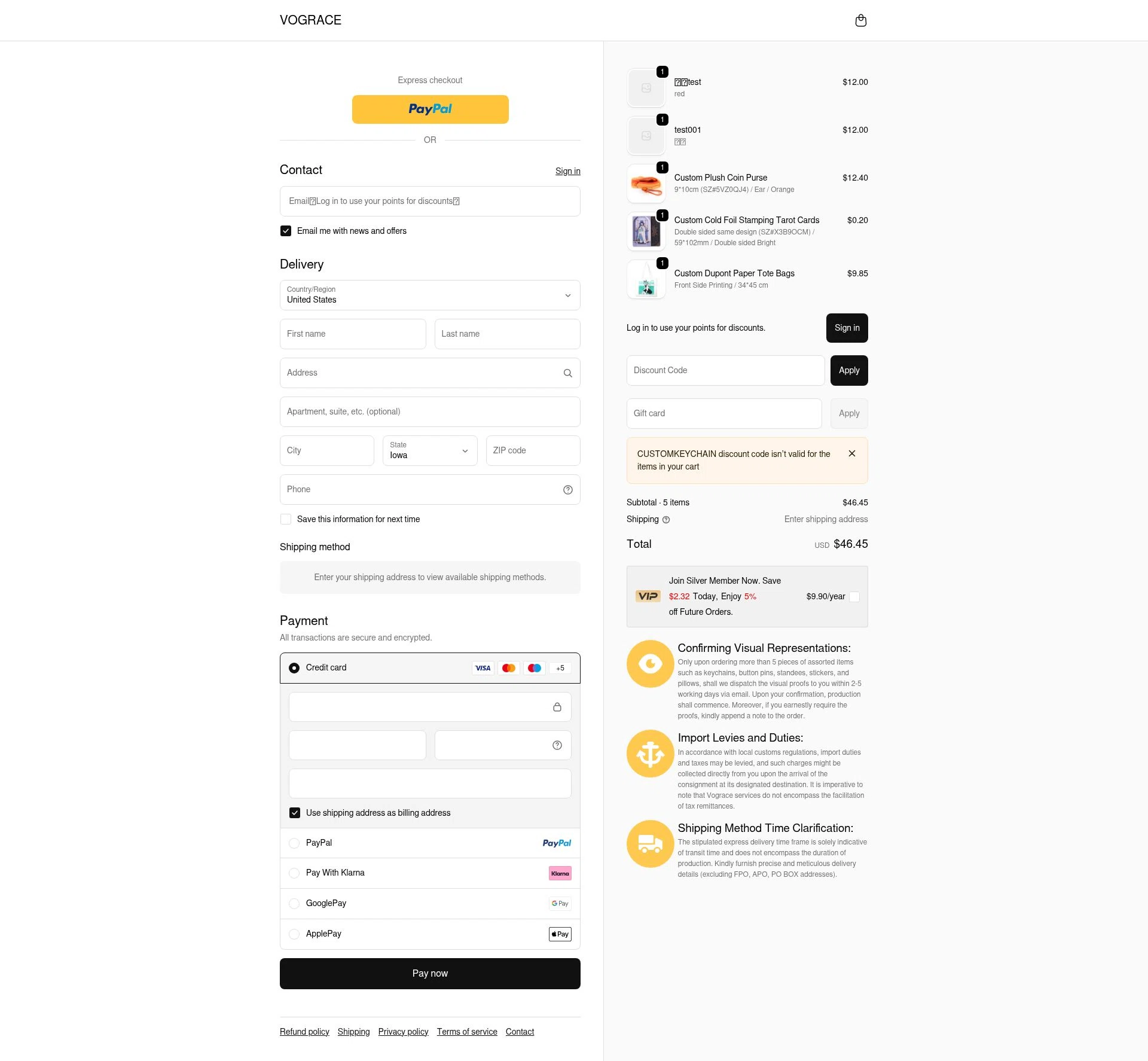 VOGRACE Promo Codes - 5% Off (8 Verified) Dec 2025