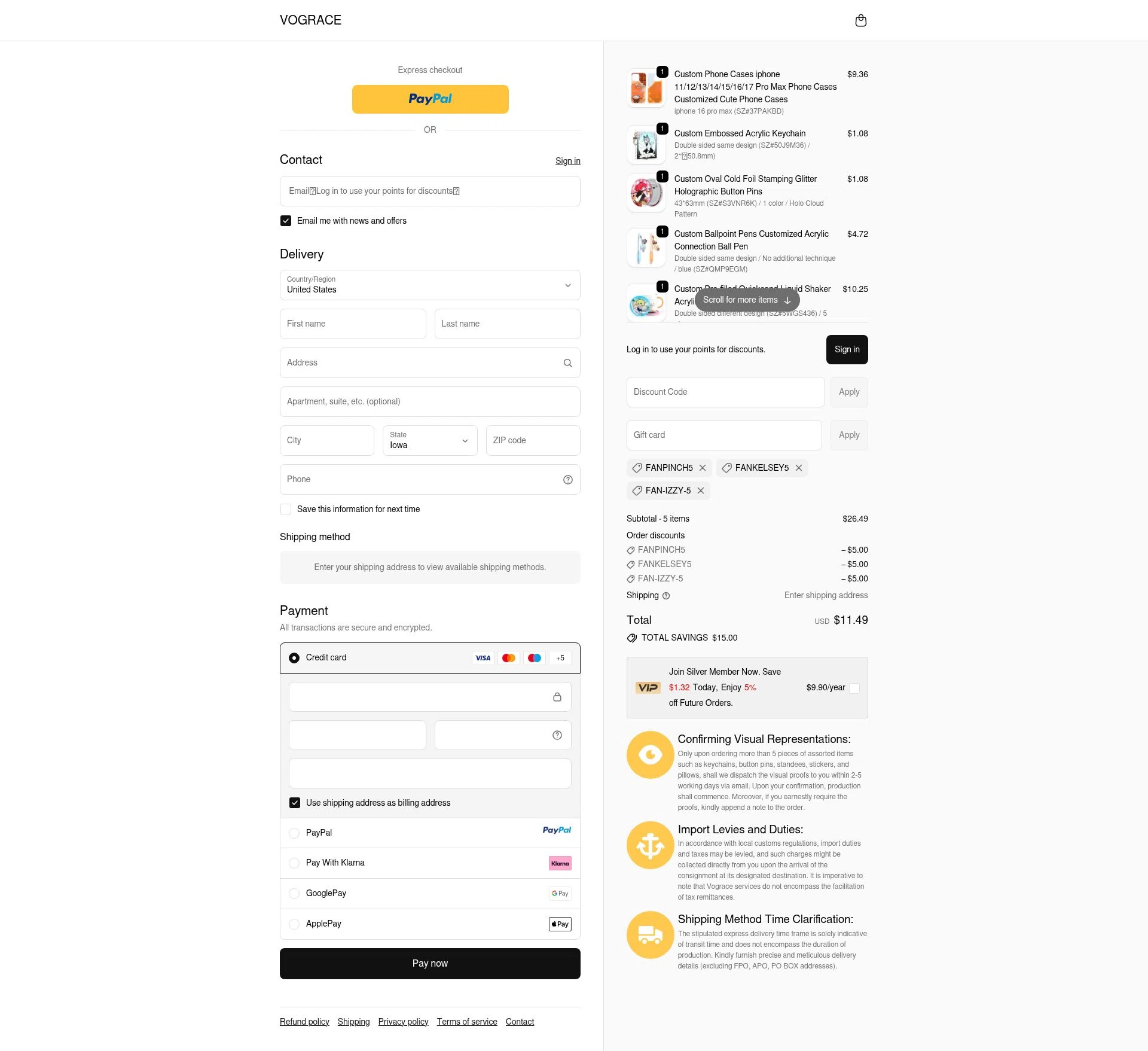 VOGRACE Promo Codes - $5 Off (5 Verified) Nov 2025