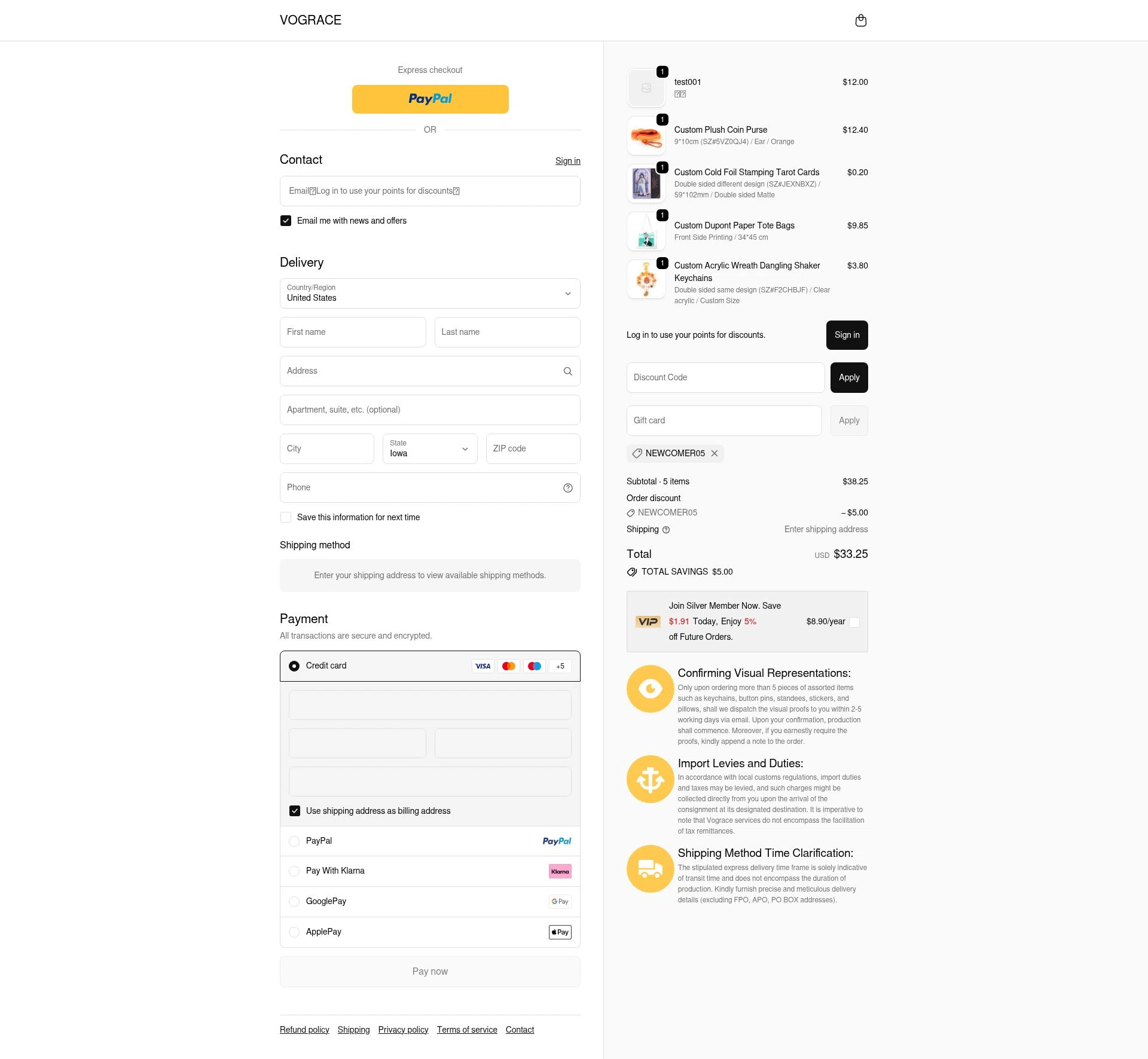 VOGRACE Promo Codes - 5% Off (7 Verified) Dec 2025