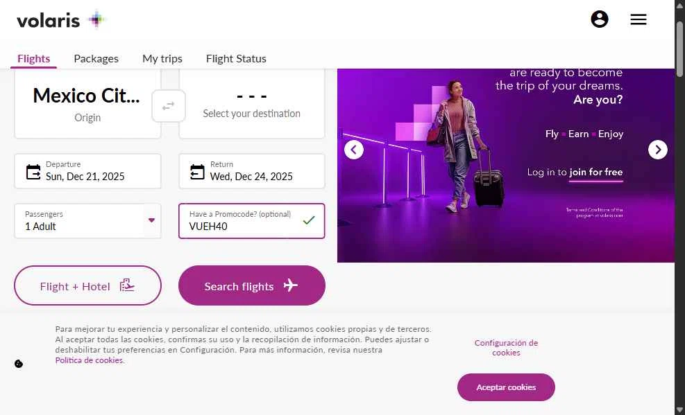 Volaris Promo Codes - 60% Off (19 Verified) Dec 2025
