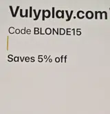 Vuly Play US Promo Codes - $15 Off (3 Verified) Apr 2026