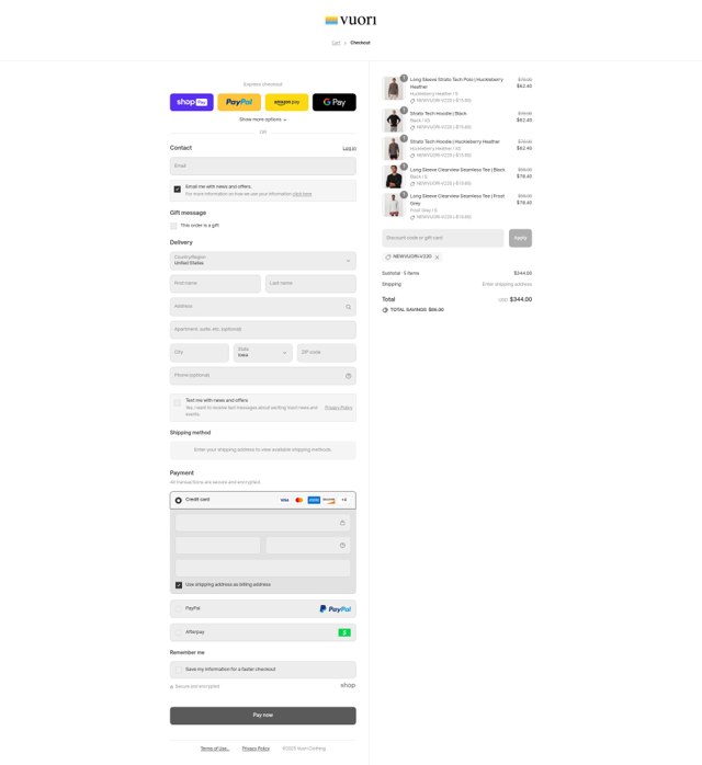 Vuori Promo Codes (1 Verified) - 20% Off w/Code Aug 2025
