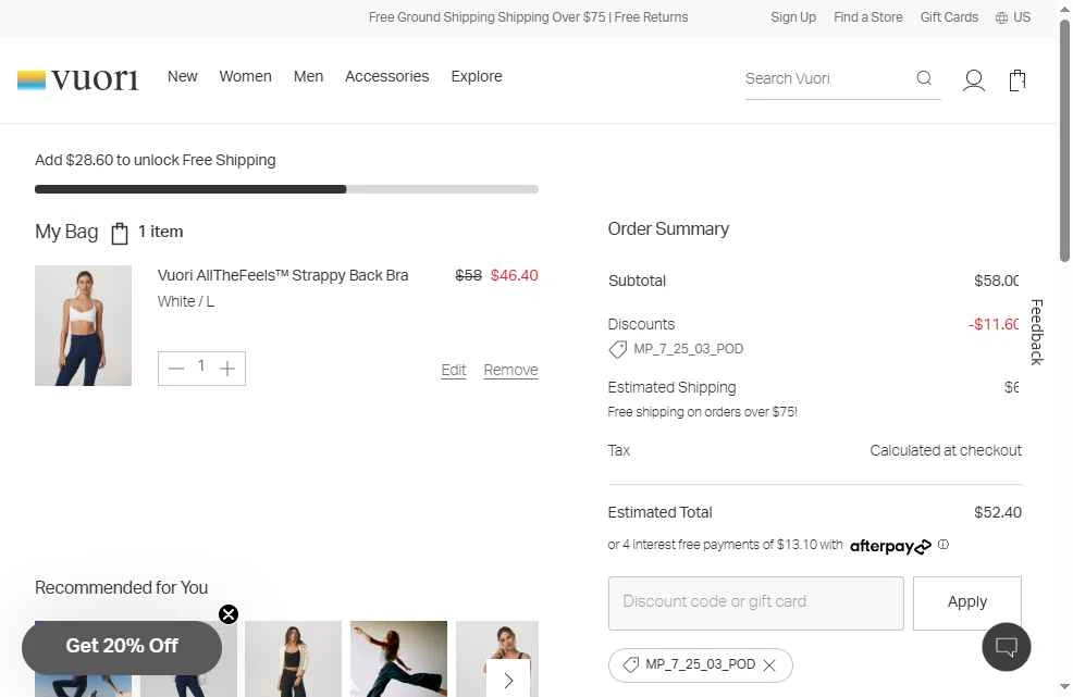 Vuori Promo Codes - 20% Off (3 Verified) Jan 2026