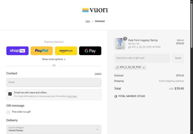 Vuori Discount Codes (1 Verified) - 20% Off w/Code May 2025