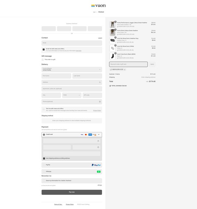 Vuori Promo Codes (1 Verified) - 20% Off w/Code May 2025