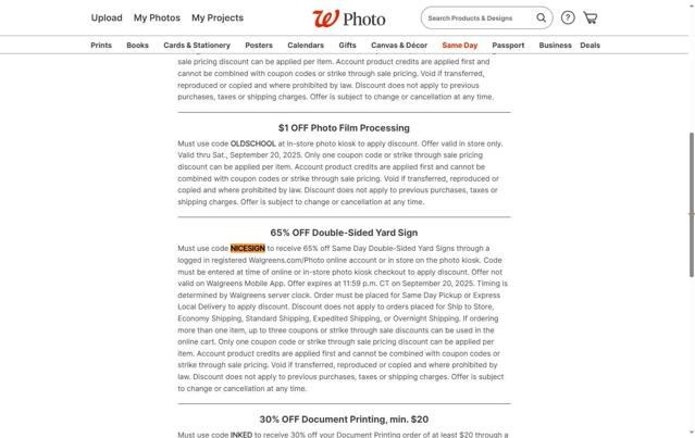 Walgreens Photo Promo Codes - 70% Off Sep 2025