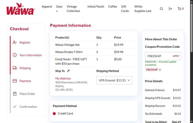 Wawa Promo Codes (1 Verified) - $5 Off w/Code Jul 2025