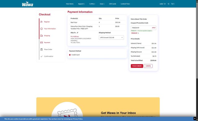 Wawa Promo Codes (1 Verified) - $10 Off w/Code Aug 2025