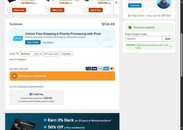 Webstaurant Store Promo Codes - 10% Off Oct 2025