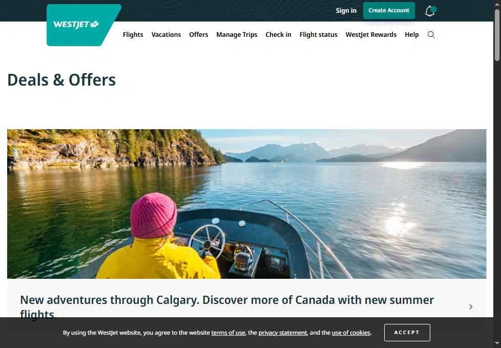 WestJet Promo Codes - 20% Off (7 Verified) Mar 2026