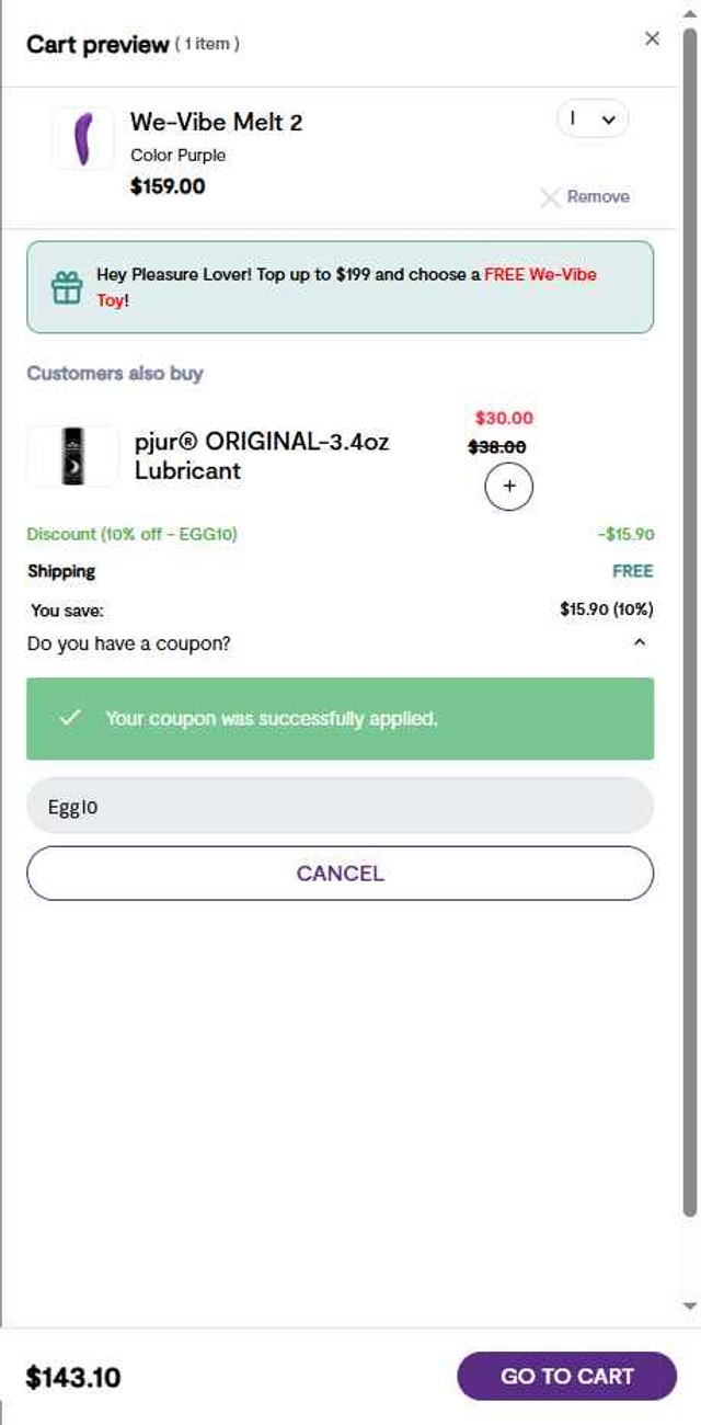 We-Vibe Discount Codes - 25% Off (6 Verified) Sep 2025