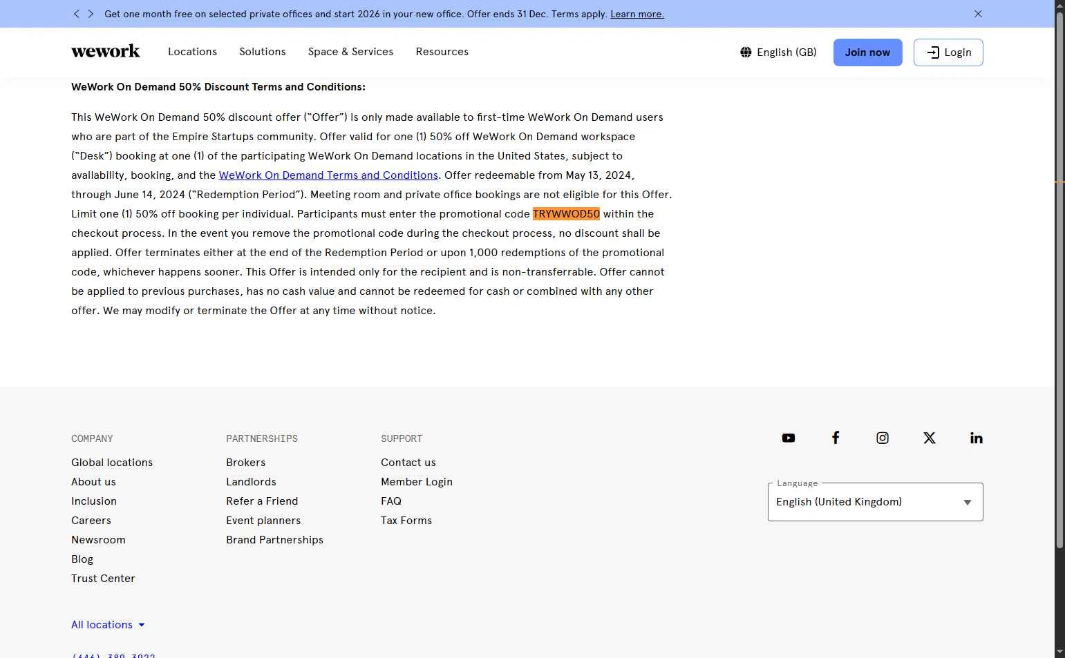 Wework Promo Codes - 15% Off (2 Verified) Jan 2026