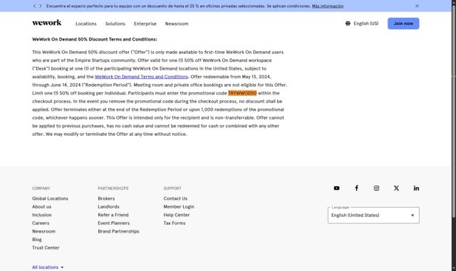 Wework Promo Codes - $10 Off Coupons Sep 2025