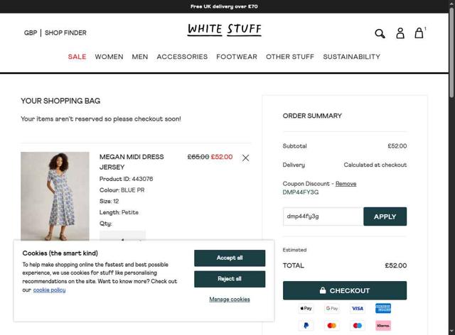 White Stuff Promo Codes - 20% Off (4 Verified) Sep 2025