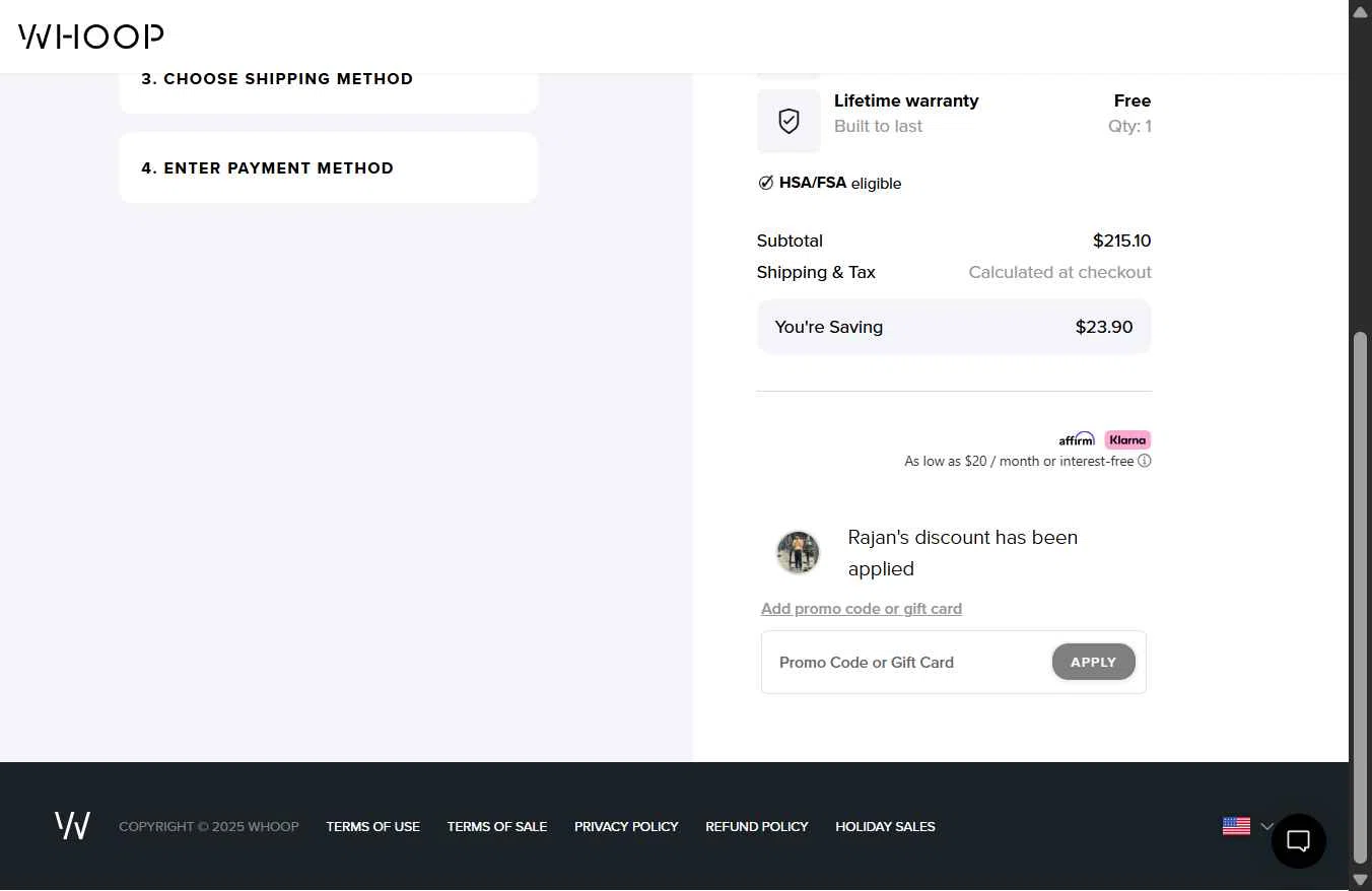 Whoop Promo Codes - 15% Off (12 Verified) Dec 2025