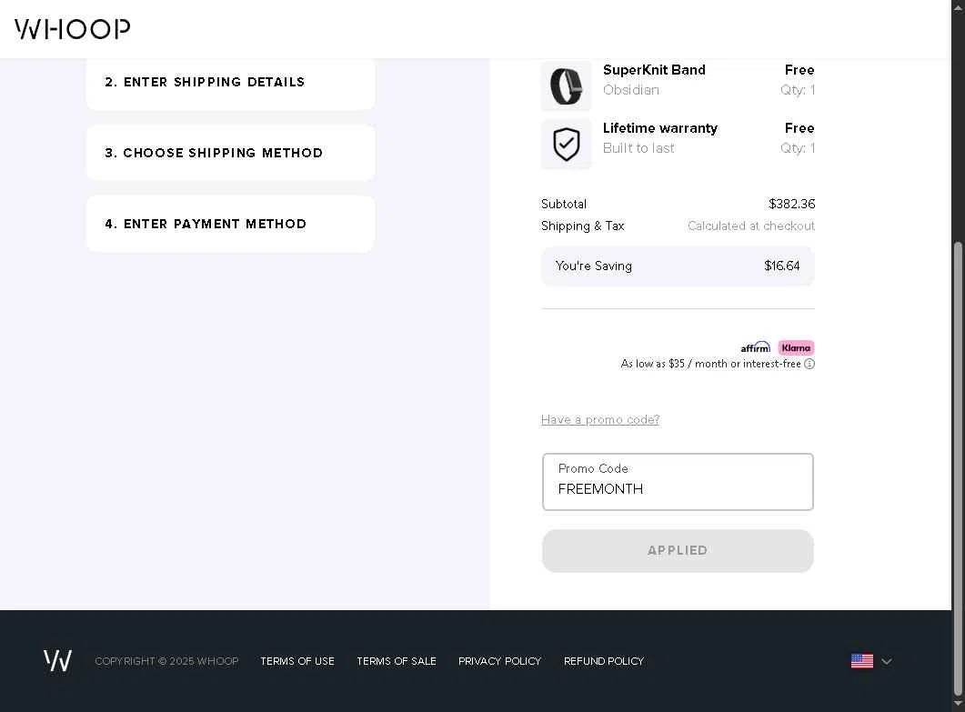 Whoop Promo Codes (18 Verified) - w/Code Oct 2025