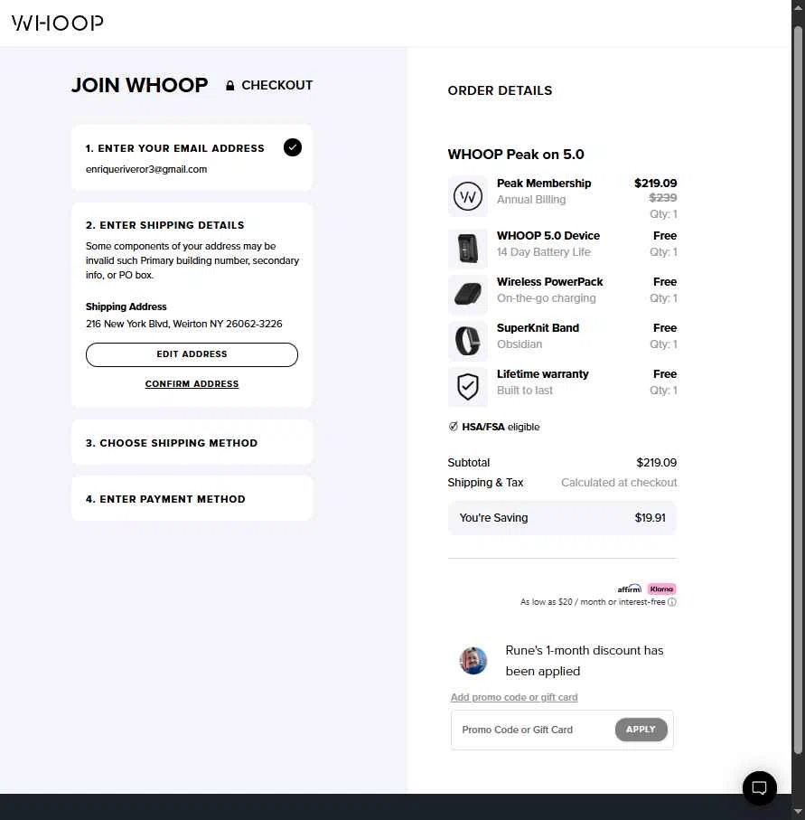 Whoop Promo Codes - 20% Off (15 Verified) Jan 2026