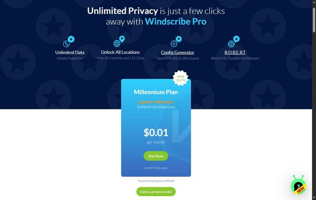 Windscribe Promo Codes (2 Verified) - $5 Off w/Code Jul 2025