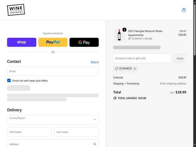Wine Insiders Promo Codes - 45% Off (Verified) Oct 2025