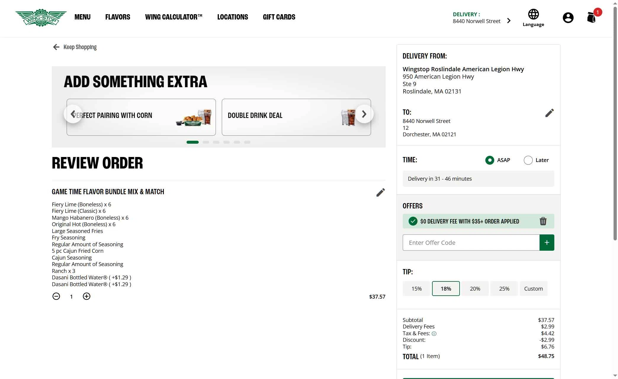 Wingstop Promo Codes - $10 Off w/Code Coupons Jan 2026