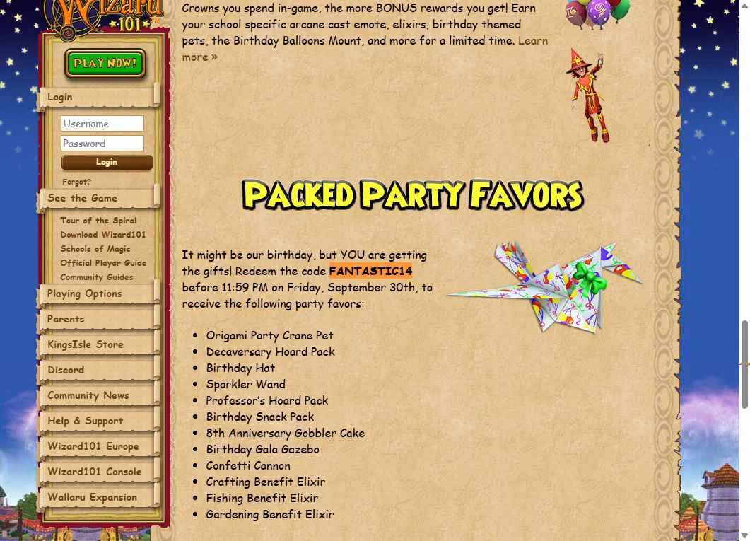 Wizard101 Promo Codes - 50% Off (2 Verified) Dec 2025