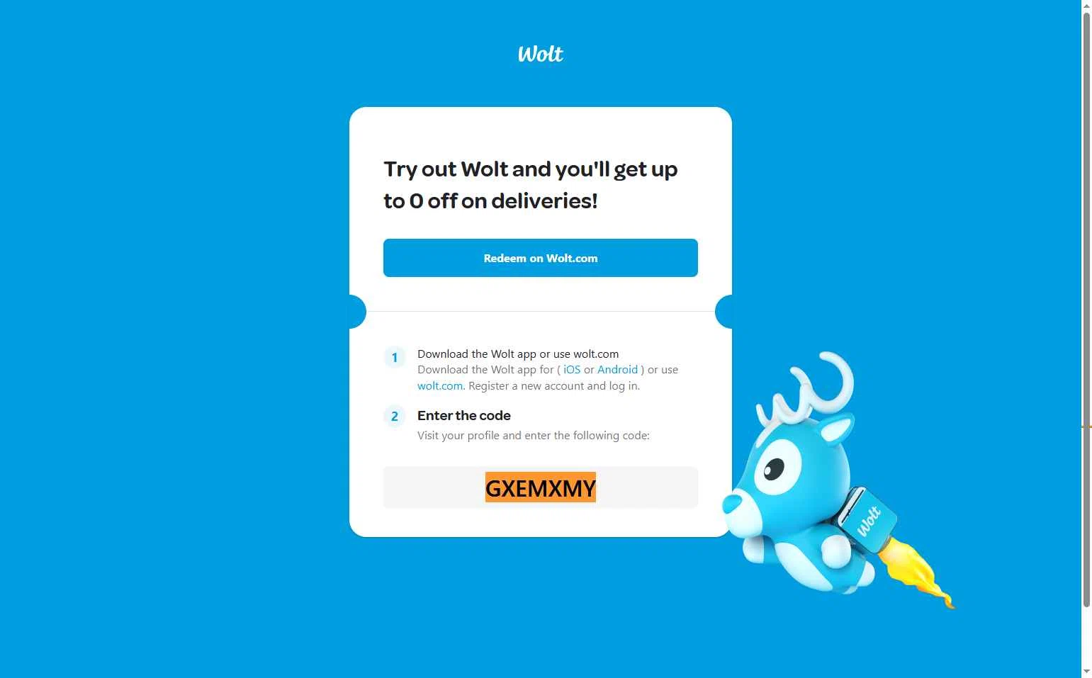 Wolt Promo Codes (6 Verified) - $5 Off w/Code Oct 2025