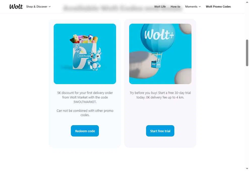 Wolt Promo Codes - $5 Off w/Code (5 Verified) Dec 2025