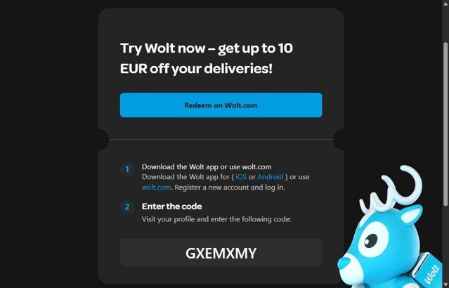 Wolt Promo Codes (4 Verified) - 20% Off w/Code Jul 2025