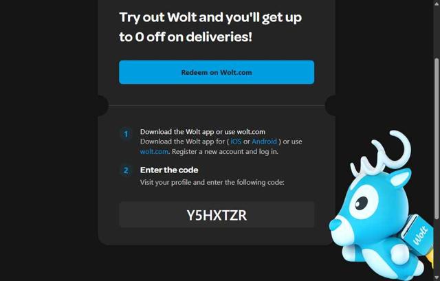 Wolt Promo Codes (6 Verified) - $5 Off w/Code Oct 2025